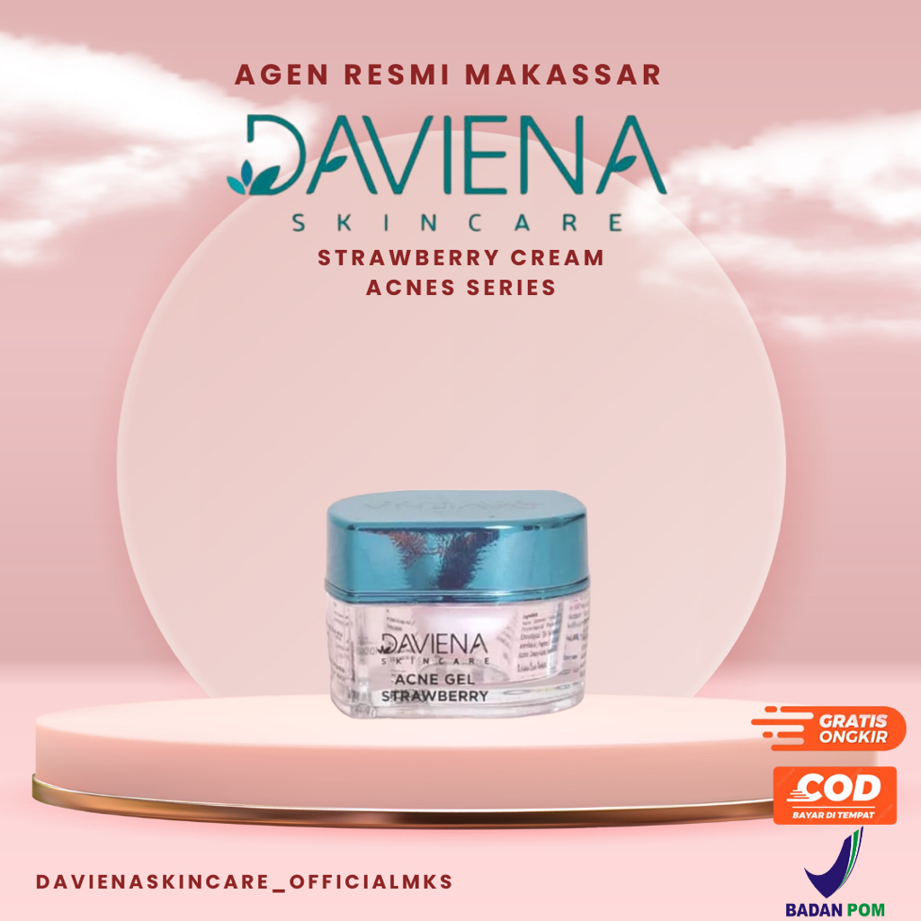 Jual ACNE GEL STRAWBERRY ACNE SERIES | DAVIENA SKINCARE | OFFICIAL ...