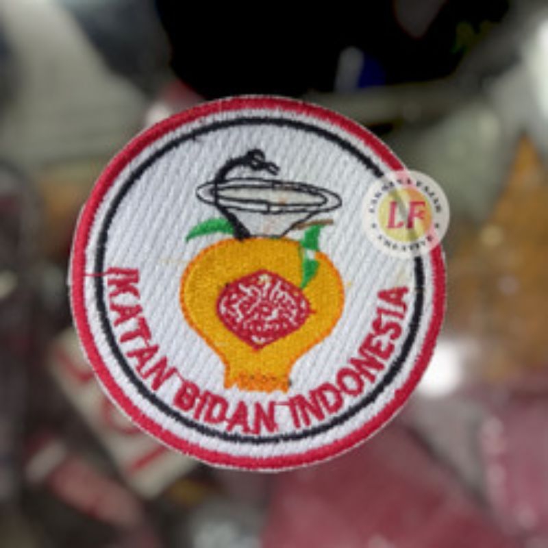 Jual PATCH EMBLEM BORDIR LOGO IKATAN BIDAN INDONESIA IBI | Shopee Indonesia