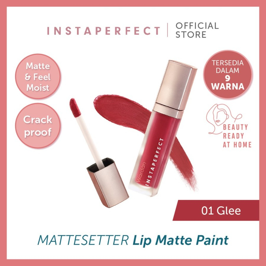 Jual Wardah Instaperfect Mattesetter Lip Matte Paint 5.5g | Lip Cream ...