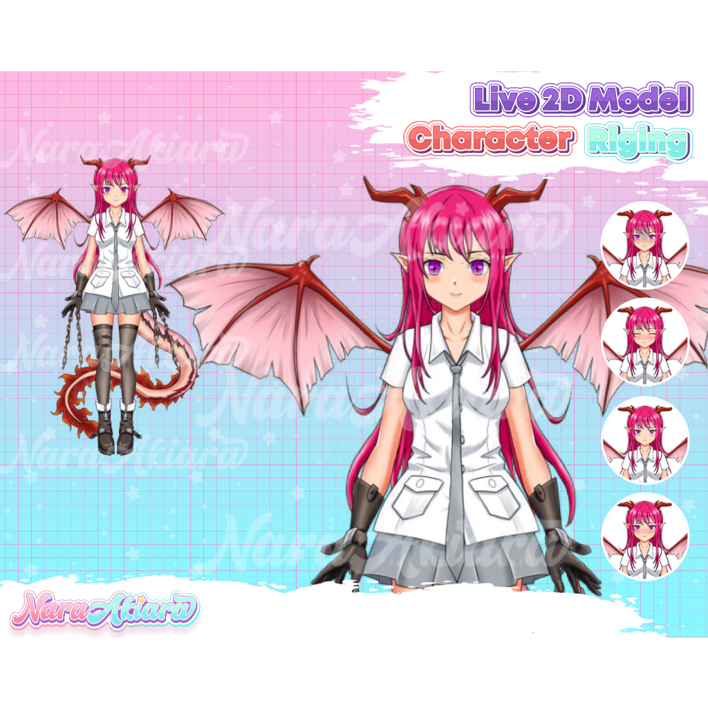 Jual Berkreasi dalam Streaming dengan Karakter Anime Vtuber Model ...