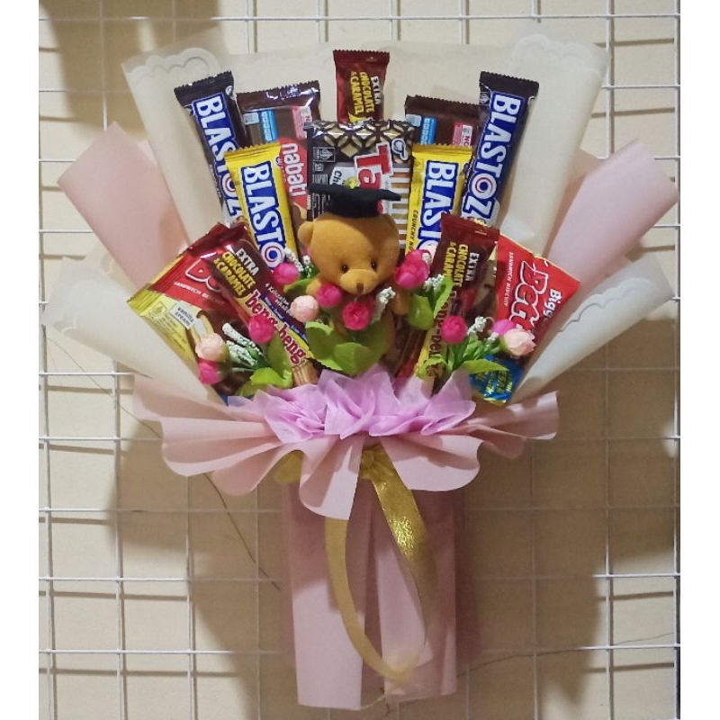 Jual BUKET SNACK/ BUKET WISUDA/ BUKET HADIAH | Shopee Indonesia