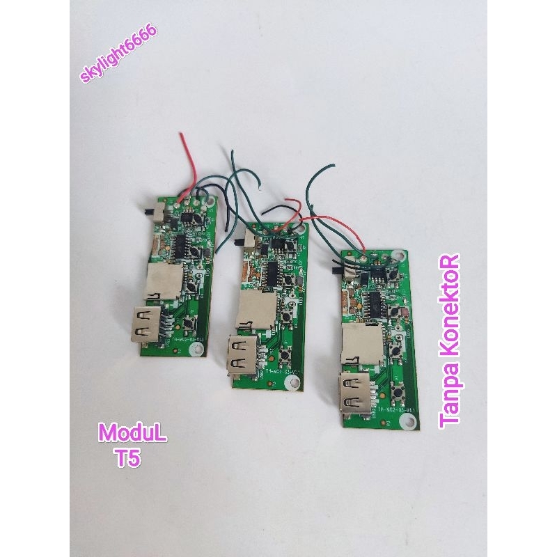 Jual Modul Speaker T5 Tanpa Konektor | Shopee Indonesia