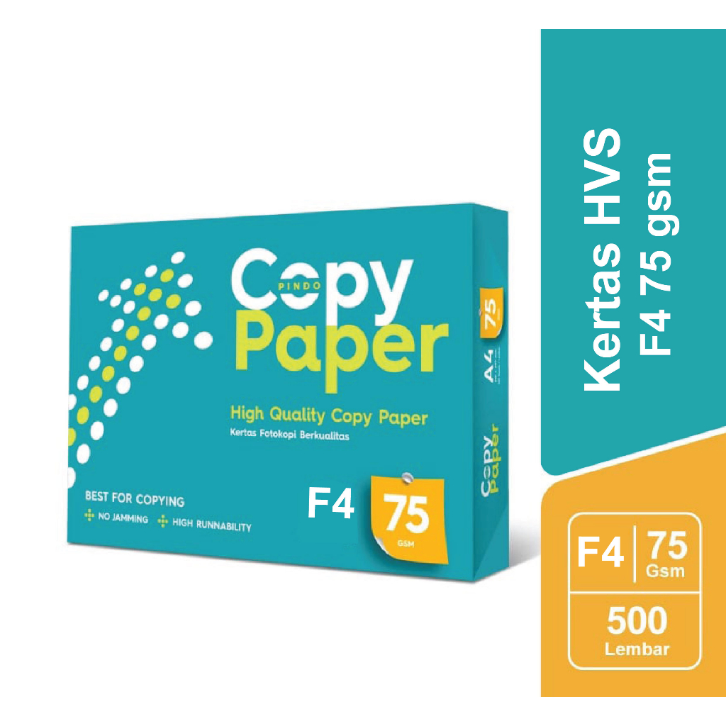 Jual Kertas HVS F4/Folio 75 Gsm Copy Paper | Shopee Indonesia
