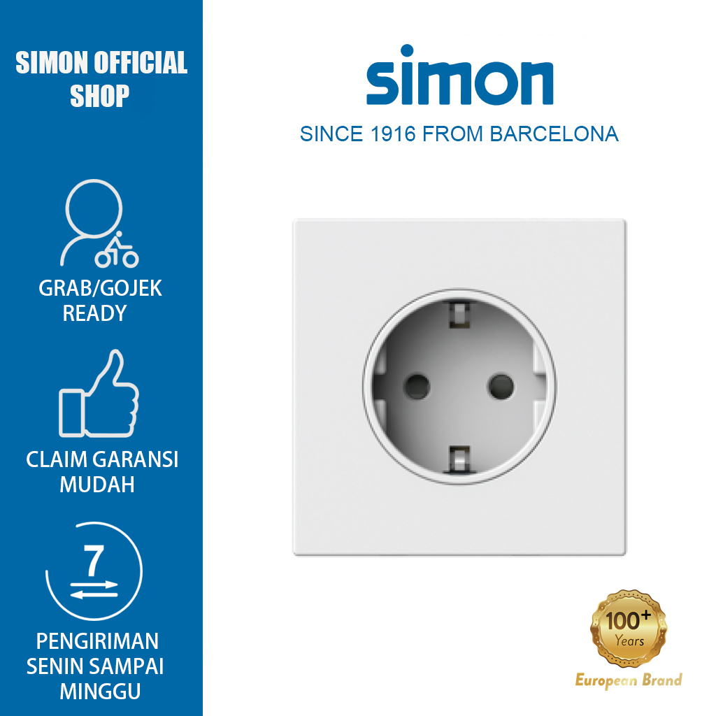 Jual Simon - Saklar i7 Series Switch And Socket Putih (White) | Shopee ...
