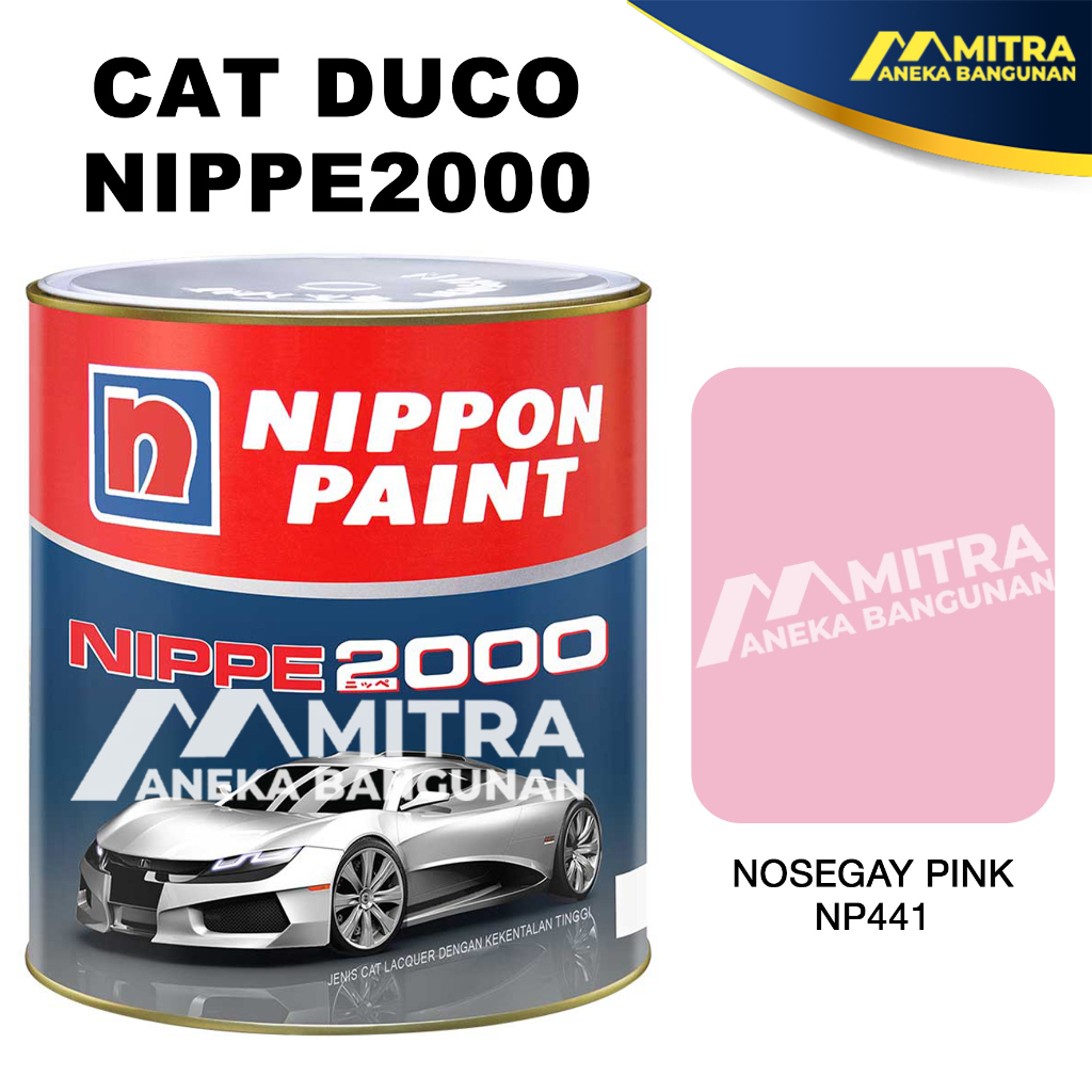 Jual CAT DUCO NIPPE 2000 1 LITER NP441 NOSEGAY PINK / CAT MOBIL CAT ...