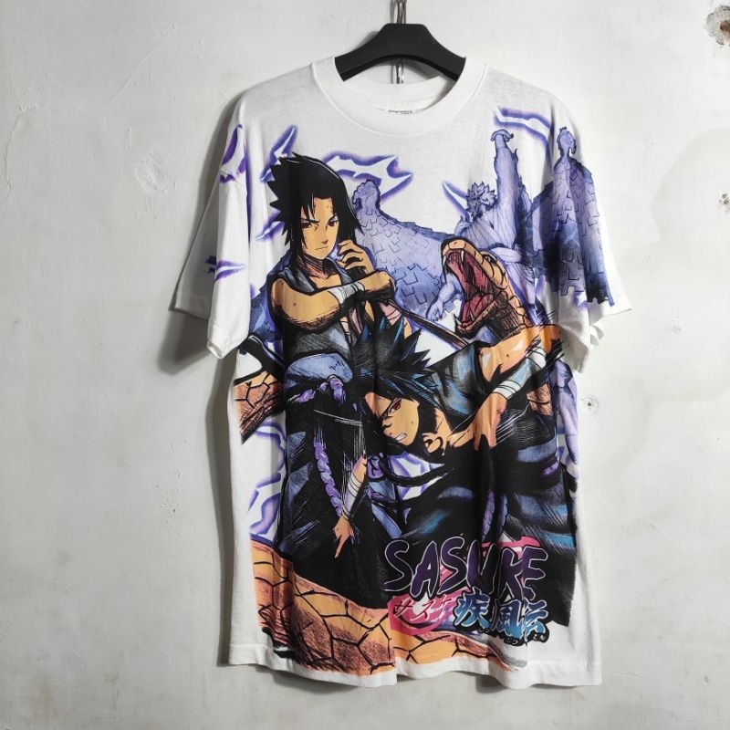 Jual Kaos Anime Sasuke AOP Tag Wild Oats (Single Stitch & Built Up ...