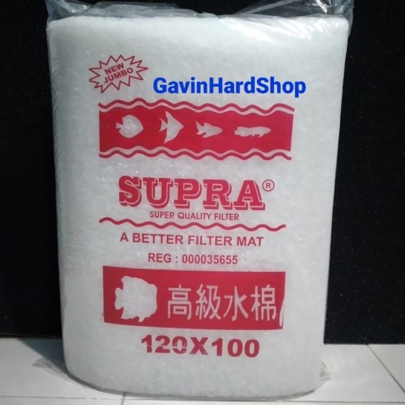 Jual Kapas Filter Busa Filter Dakron Filter kolam aquarium uk 120x100 ...