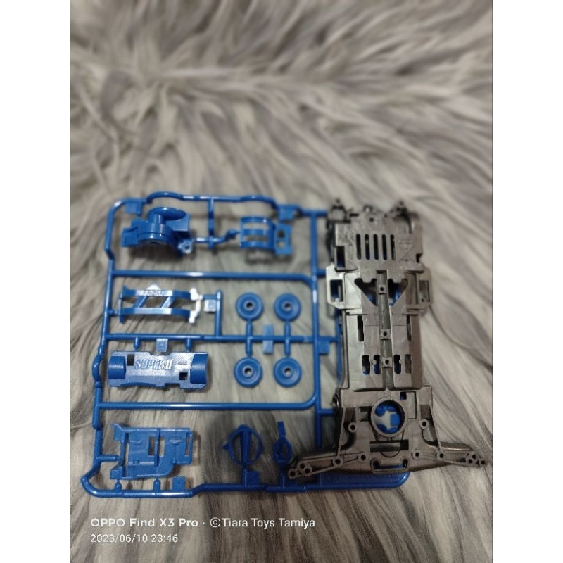 Jual Tamiya Chassis Super 2 II / Casis S2 ABS Resin Grey Abu + Gearbox ...
