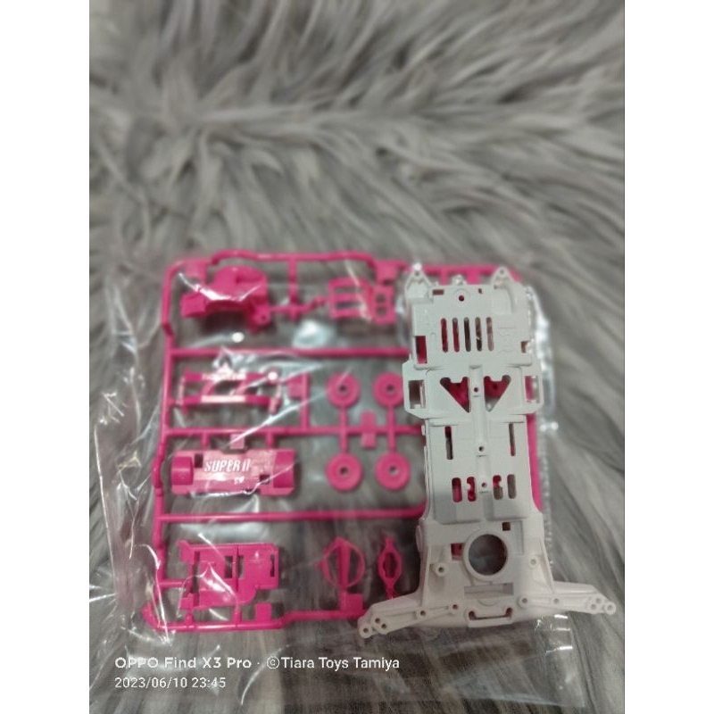 Jual Tamiya Chassis Set Super 2 II / Casis S2 ABS Resin Putih + Gearbox ...