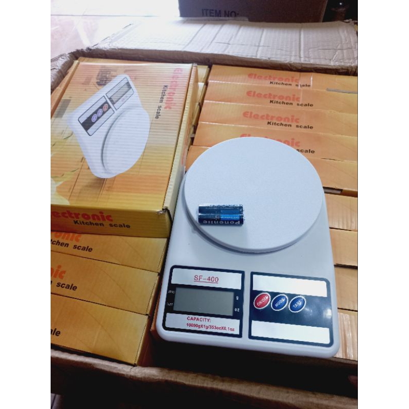 Jual Timbangan dapur 10kg free baterai/ timbangan digital / timbangan ...