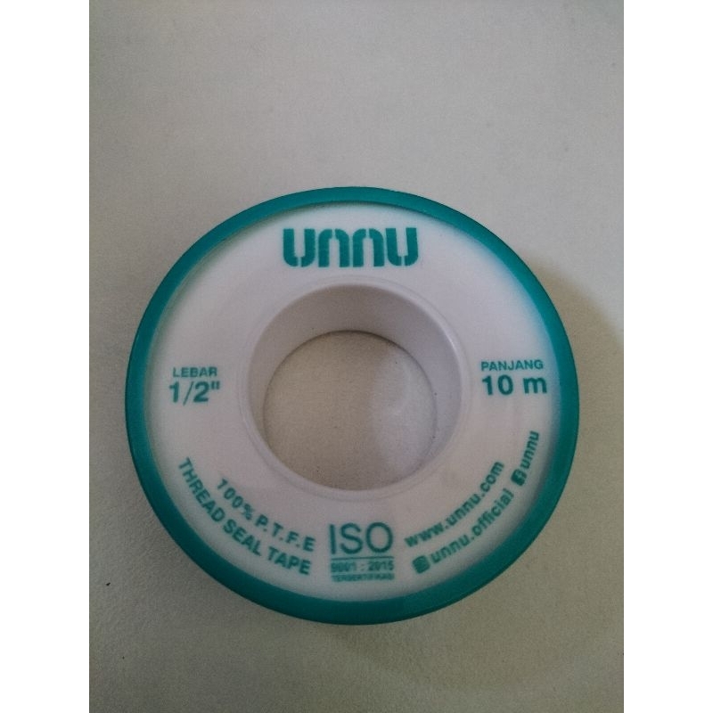 Jual ISOLASI SEALTAPE UNNU ISOLASI PIPA SEAL TAPE 12 MM 10 meter ...