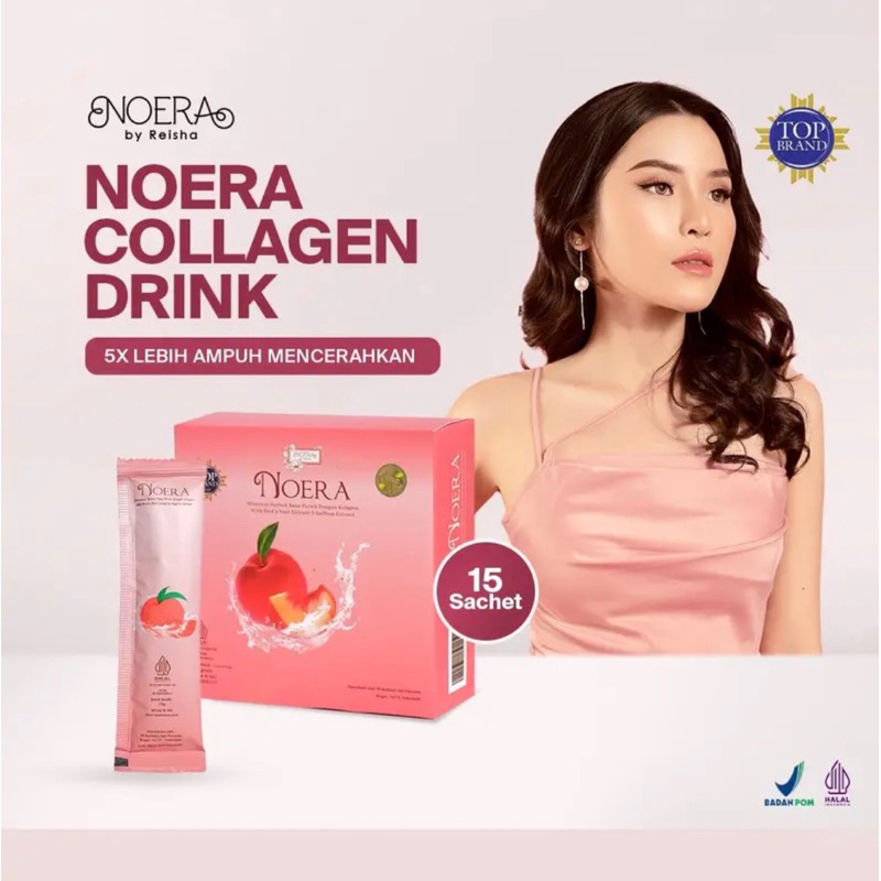 Jual NOERA-Noera Collagen Drink Peach With Birdnest and Saffron Extract ...