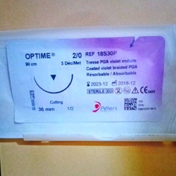 Jual OPTIME 2/0 CUTING ( PGA ABSORBABLE) | Shopee Indonesia