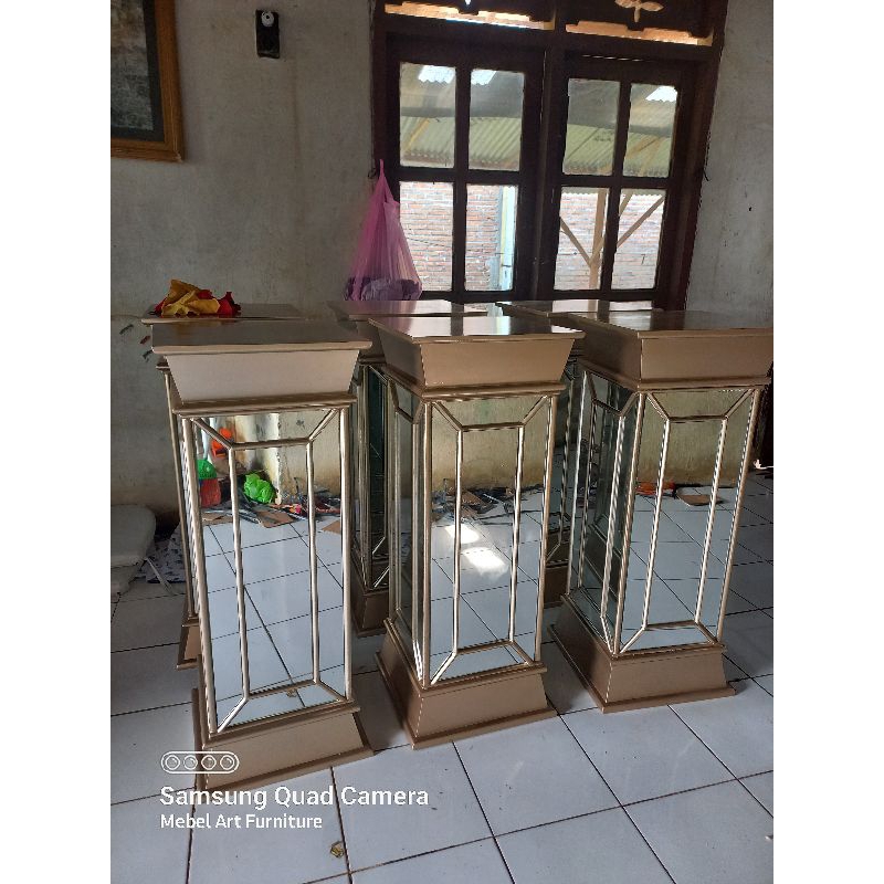 Jual tempat bunga/vas bunga tinggi 100 cm dekorasi pelaminan terbaru ...
