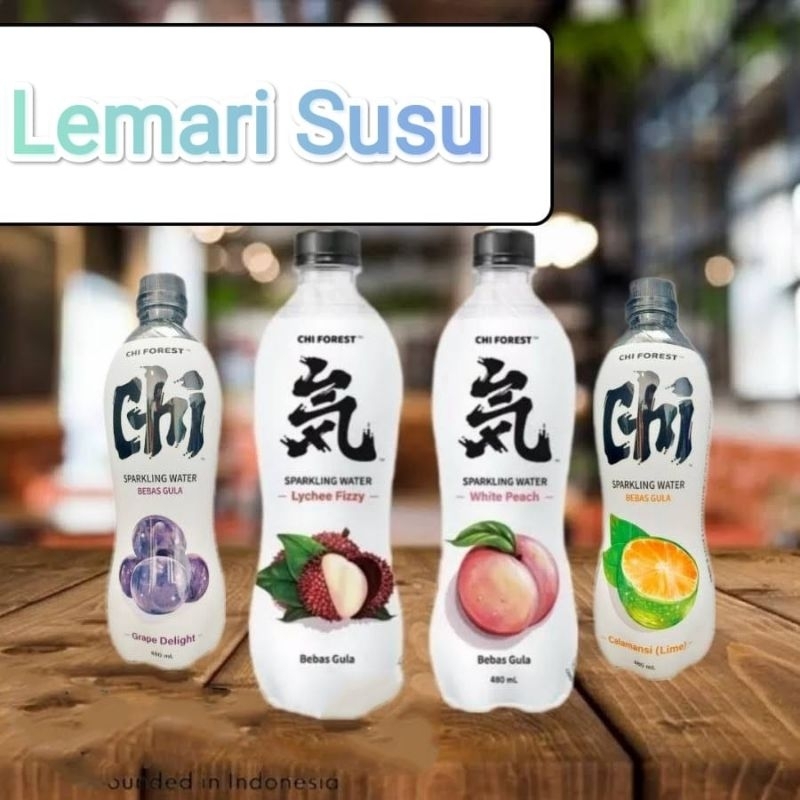 Jual Chi forest sparkling water / chi forest lychee fizzy / chi forest white peach | Shopee ...