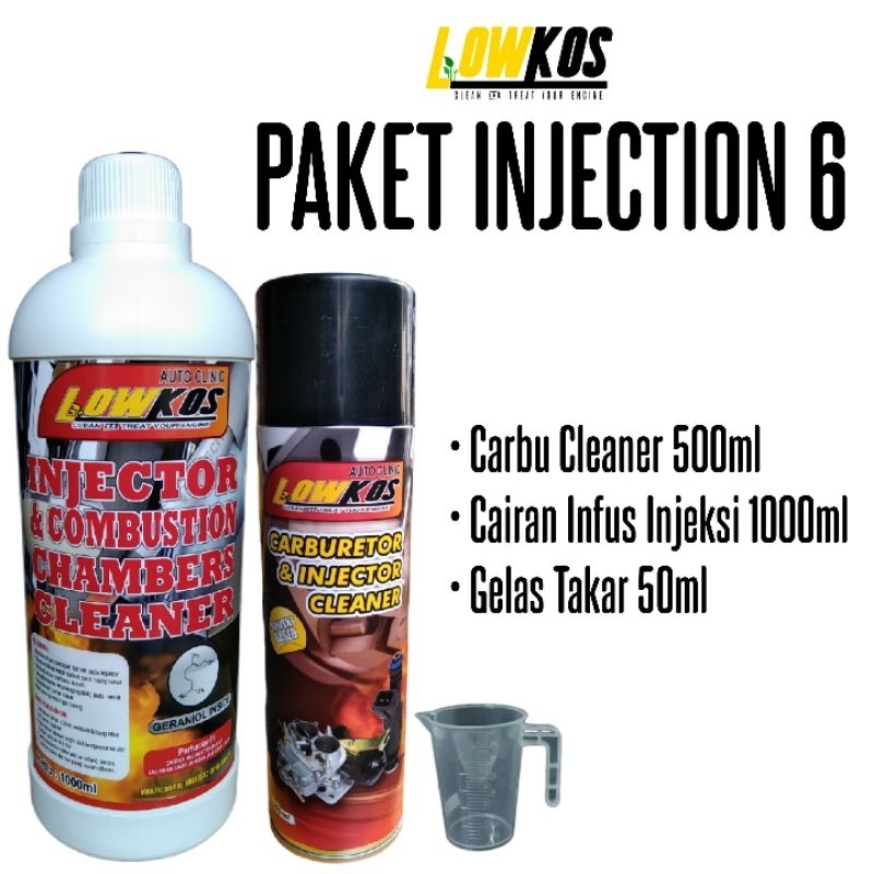 Jual LOWKOS Paket Servis Injeksi Motor : 1 Botol Carbu Cleaner 500ml ...