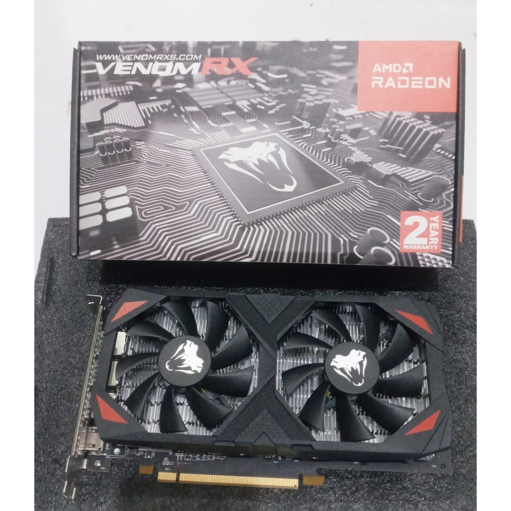 Jual Murah!!! VGA RX580 VENOMRX RADEON RX 580 8GB GDDR5 256 bit DUAL ...