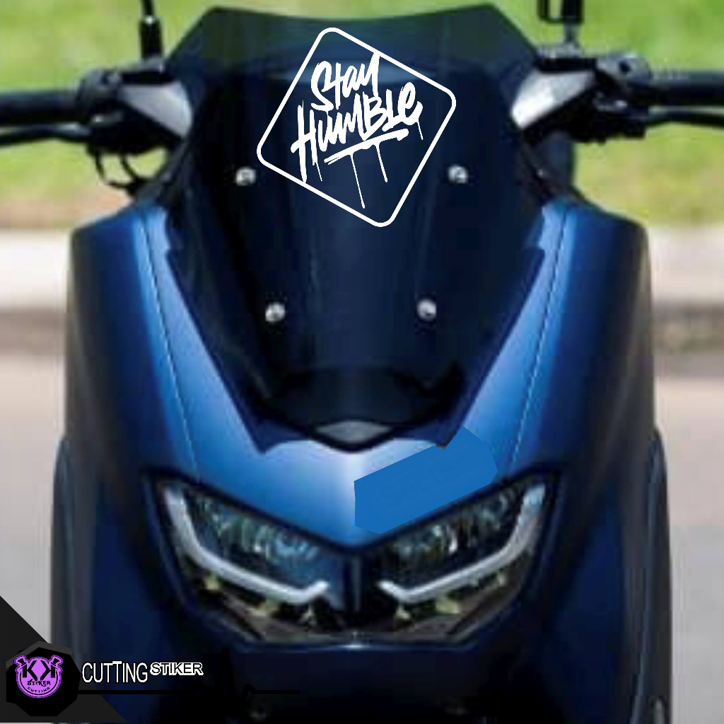 Jual SC.194/STICKER CUTTING/STIKER STAY HUMBLE/STIKER LOGO/STIKER KATA ...