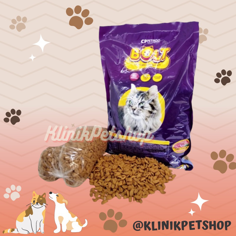 Jual MAKANAN KUCING BOLT CAT FOOD DRY FOOD 800GRAM | Shopee Indonesia