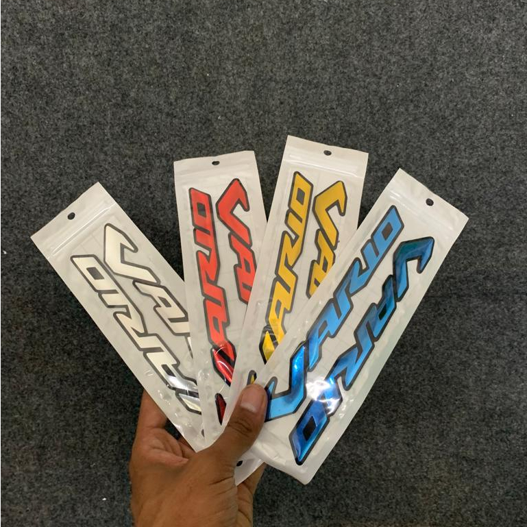 Jual 2 PCS EMBLEM VARIO LOGO VARIO EMBLEM TIMBUL VARIO 3D EMBLEM VARIO ...