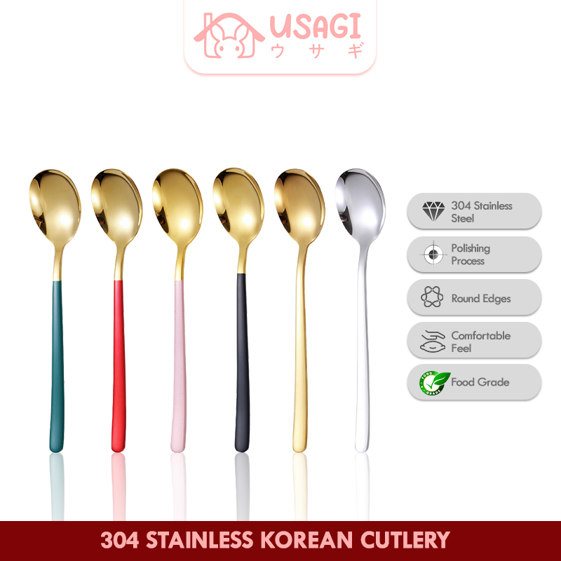 Jual USAGI OFFICIAL - 304 Stainless Steel Korean Cutlery PREMIUM ...