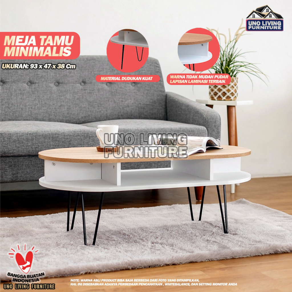 Jual Moana Coffee Table Meja Tamu Meja Multifungsi Meja Ruang Tamu Meja ...