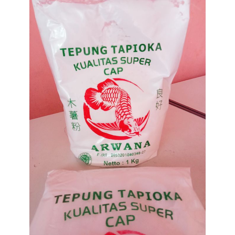 Jual TAPIOKA CAP ARWANA 1KG/TEPUNG TAPIOKA KWALITAS SUPER | Shopee ...