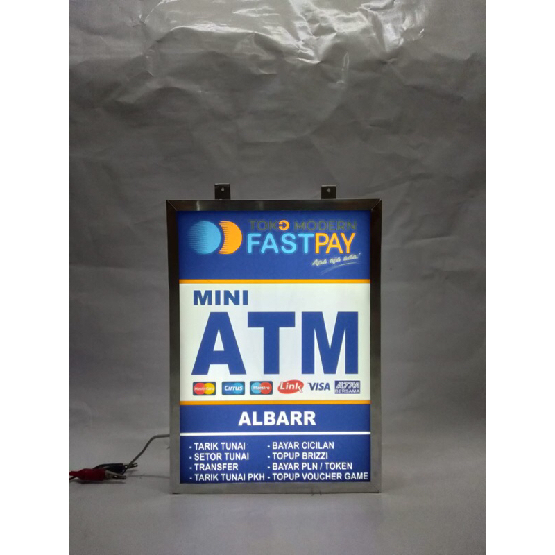 Jual NEON BOX BRI LINK 2 SISI | NEONBOX MURAH BERKUALITAS | NEONBOX ...