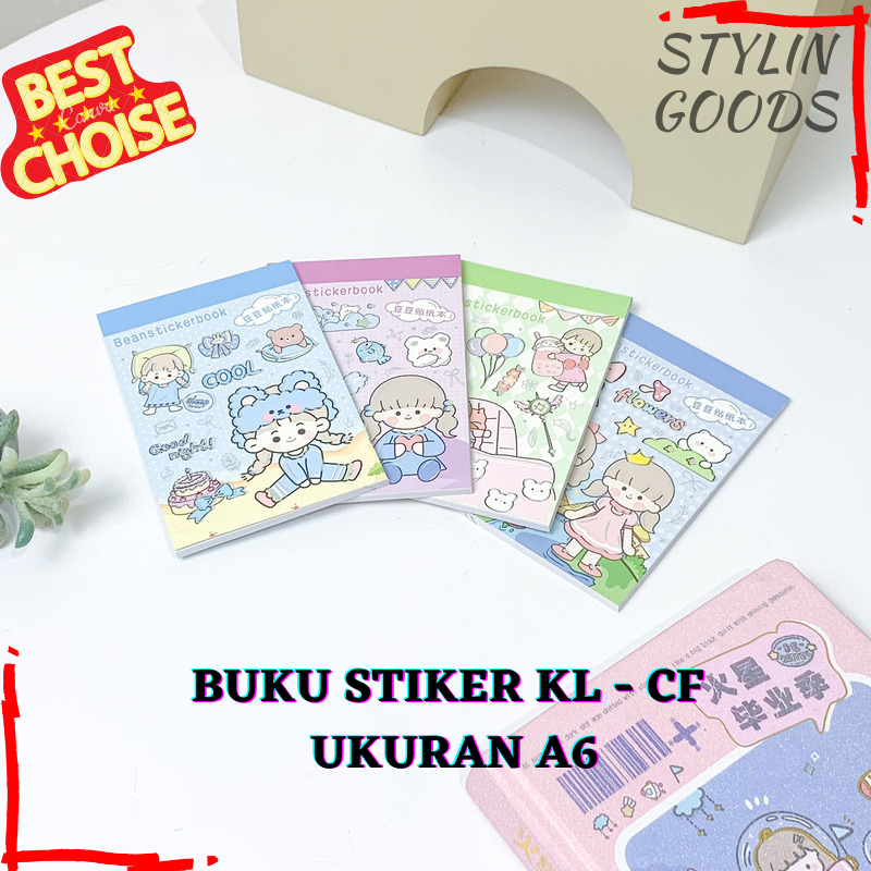 Jual TERBARU BUKU STICKER CEWE KL-CF UKURAN A 6 / BUKU STICKER TEMPEL ...