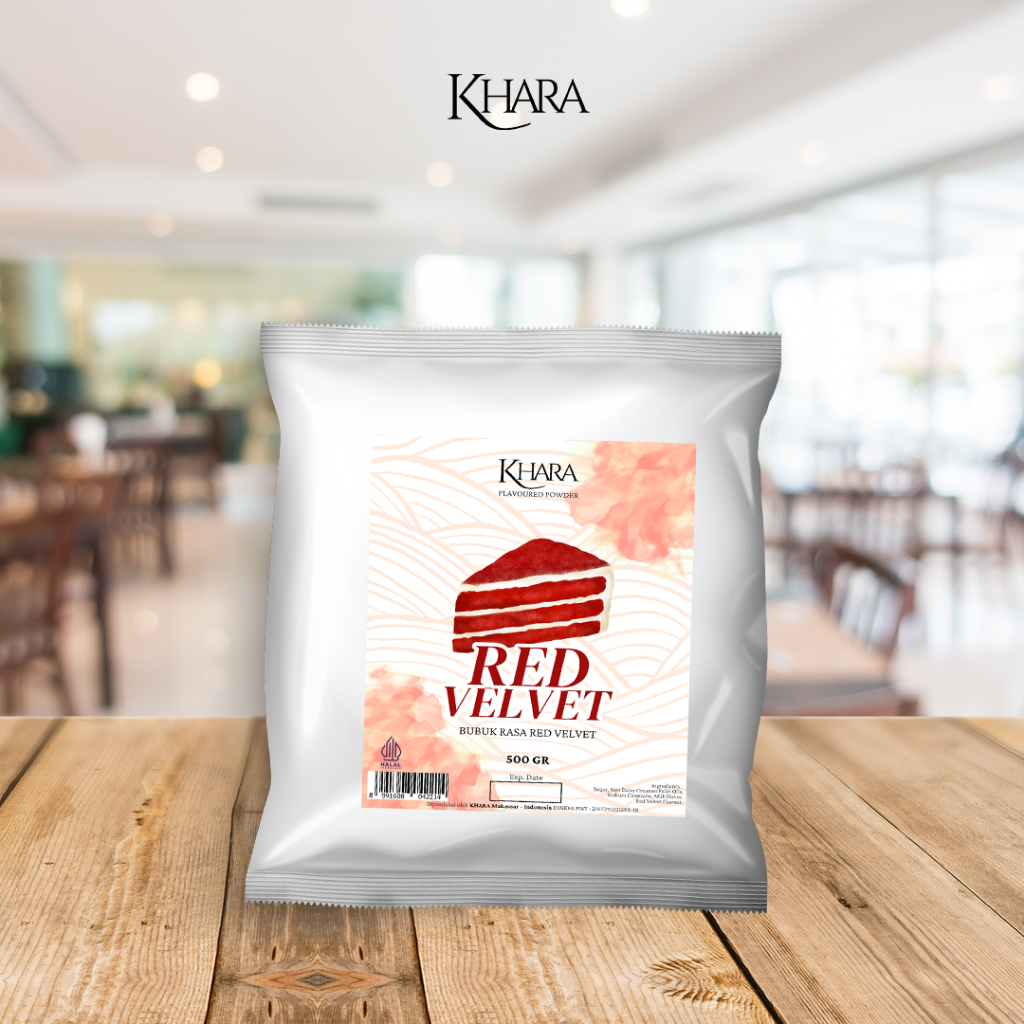 Jual Bubuk Minuman Rasa Red Velvet 500gr - Khara Red Velvet Flavoured ...