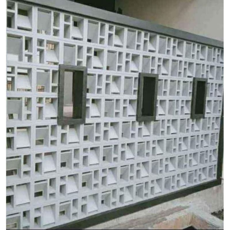 Jual roster/modern/minimalis/lubang angin/roster motif | Shopee Indonesia