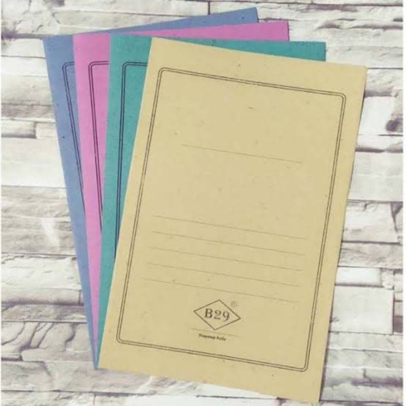 Jual Stofmap / Stopmap / Map Kertas B29 Warna Kuning, Hijau, & Pink ...
