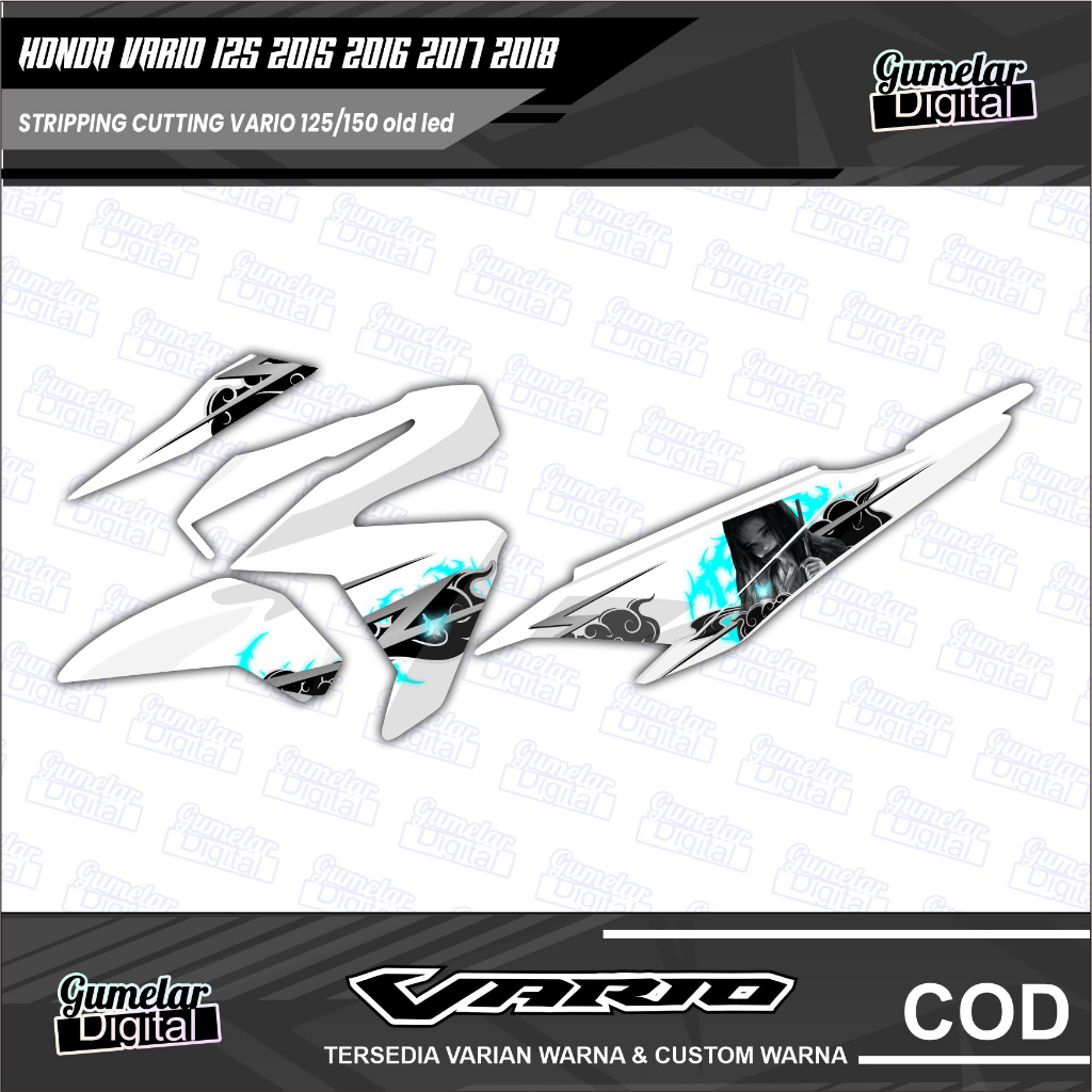 Jual STRIPPING SIMPEL HONDA VARIO 125 LED OLD NEZUKO DEMON SLAYER SUDAH ...