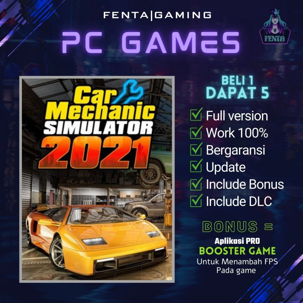 Jual CAR MECHANIC SIMULATOR 2021 - GAME PC - GAME LAPTOP | Shopee Indonesia