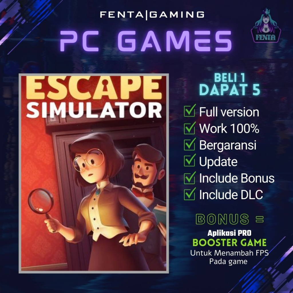 Jual ESCAPE SIMULATOR - GAME PC - GAME LAPTOP | Shopee Indonesia