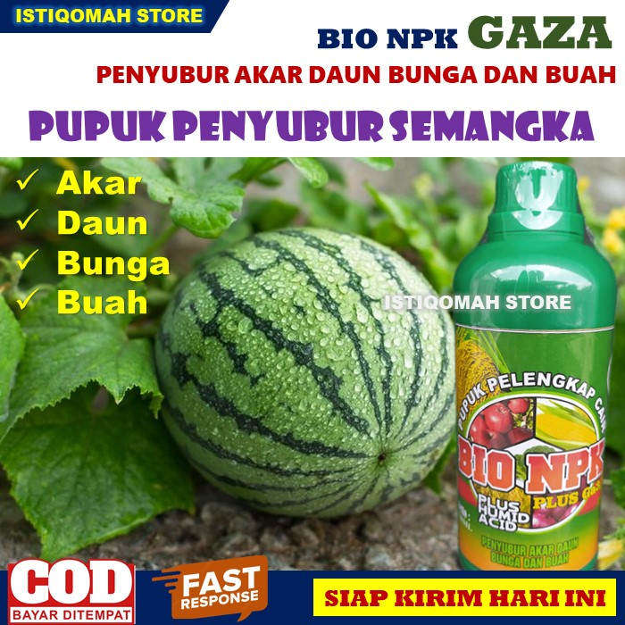 Jual Pupuk Pelengkap Cair BIO NPK GAZA Plus Humid Acid Ga3 isi 500ml Pupuk Penyubur Akar Daun ...