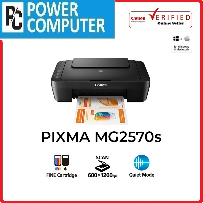 Jual Printer Canon MG2570s PSC Print Copy Scan A4 / Canon MG2570s ...