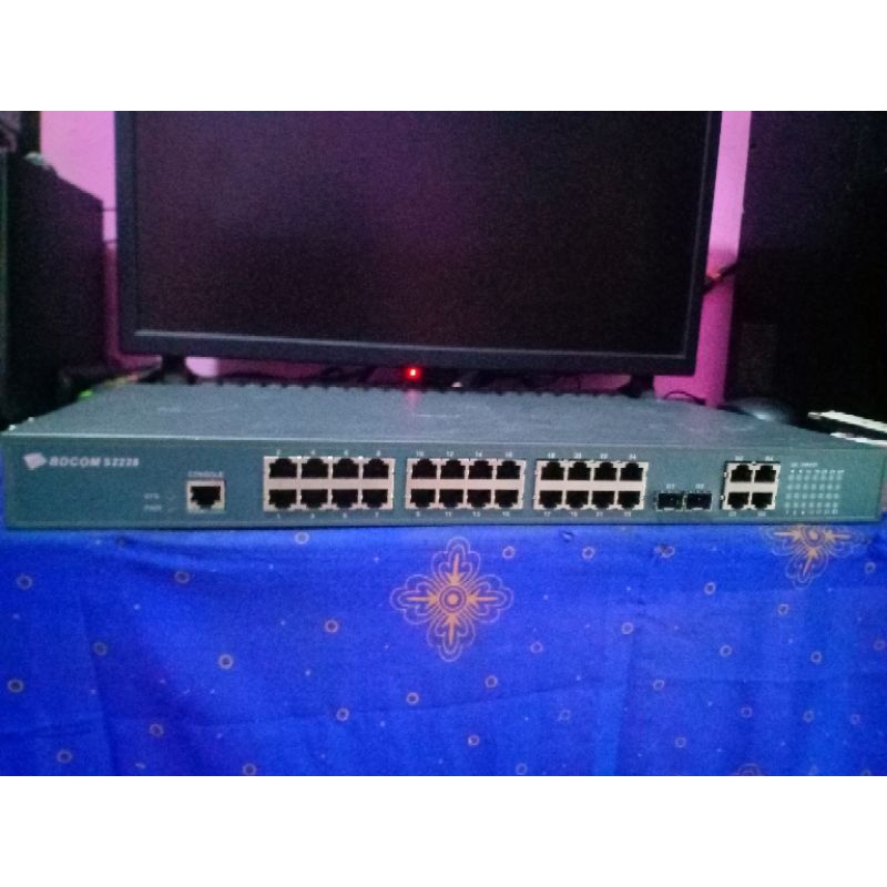 Jual Switch L2 BDCOM S2228 28 port switch 2 port Sfp | Shopee Indonesia