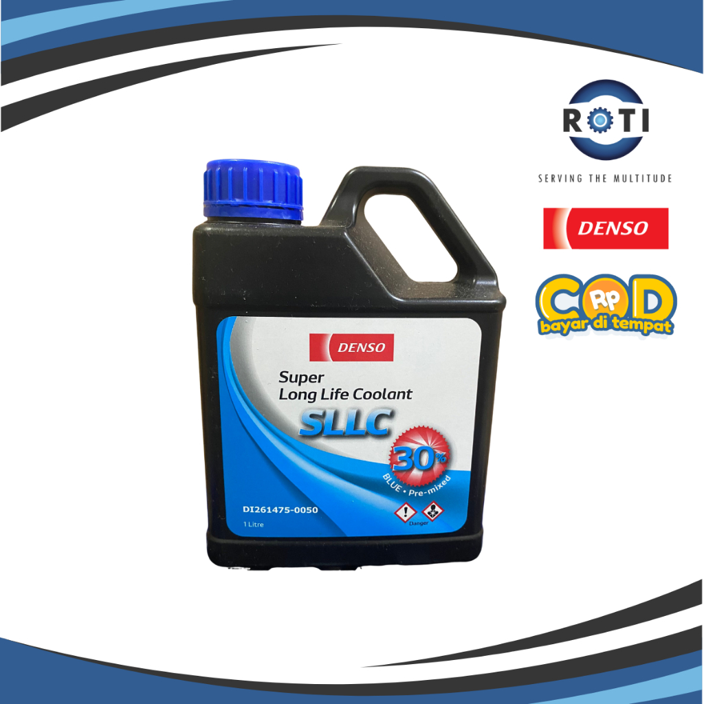 Jual AIR RADIATOR DENSO SUPER LONG LIFE COOLANT BIRU 1 LITER 261475 ...