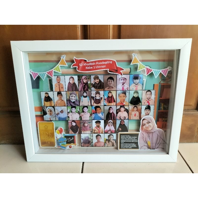 Jual free box hampers cantik# scrapframe perpisahan, muat banyak foto ...