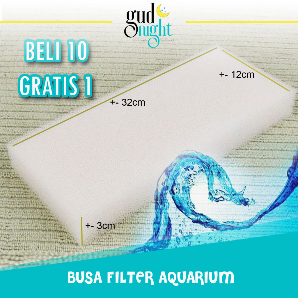 Jual BUSA FILTER AQUARIUM / KAPAS FILTER AQUARIUM | Shopee Indonesia