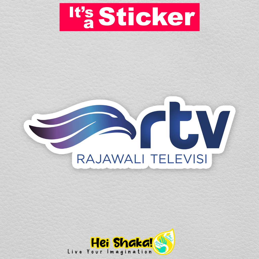 Jual Heishaka Stiker RTV Logo Sticker TV Vinyl Anti Air | Shopee Indonesia