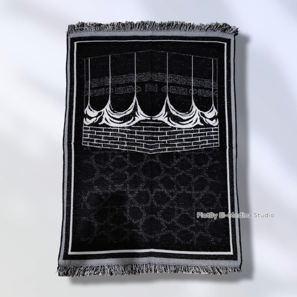 Jual Bebas pilih motif sejadah turky warna hitam bahan polycatoon tebal ...