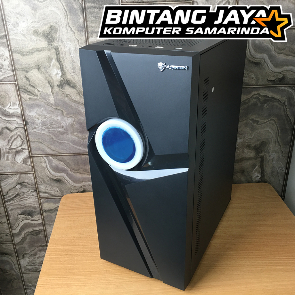 Jual Vurrion Armour Shuriken Casing PC Gaming Mid-Tower ATX Tempered ...