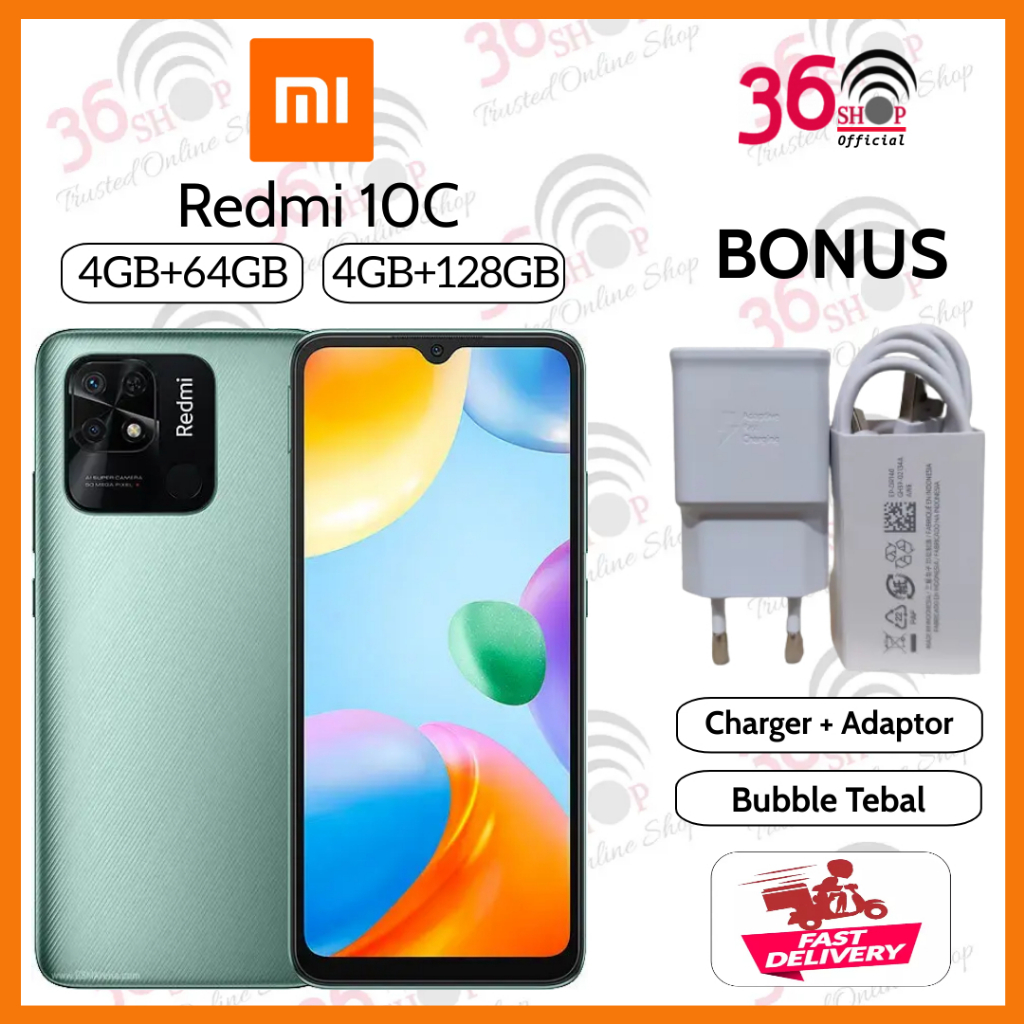 Jual Redmi 10C [4GB+64GB] [4GB+128GB] Garansi Resmi 15 Bulan | Shopee Indonesia