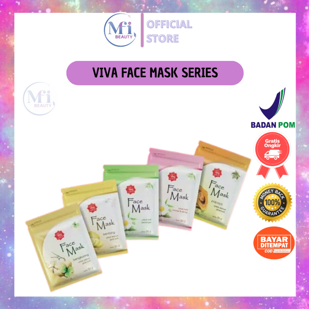 Jual MFI - Viva Face Mask Series | Netto 30gr | Shopee Indonesia