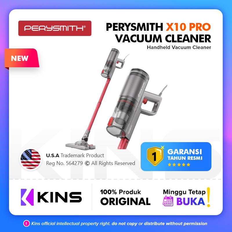 Jual PerySmith X10 Pro Handheld Vacuum Cleaner Portable Penyedot Debu ...