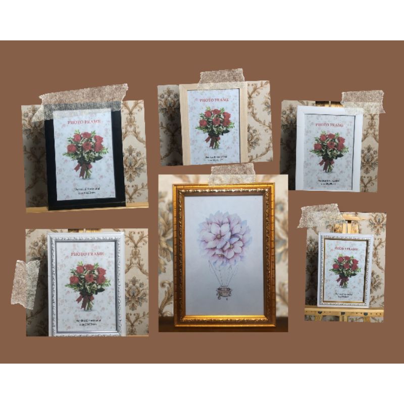 Jual FRAME 10R/A4(20X3CM) MINIMALIS DAM UKIR MURAH MERIAH FREE CETAK ...