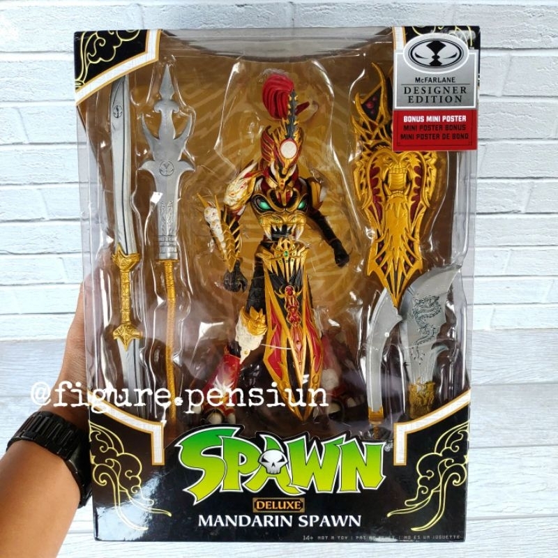 Jual MCFARLANE TOYS DELUXE MANDARIN SPAWN DESIGNER EDITION ACTION FIGURE ORIGINAL | Shopee Indonesia