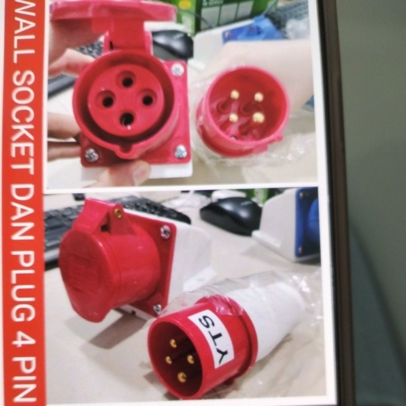 Jual SOCKET S.F MOUNTING / INDUSTRIAL MOUNTING 4PIN | Shopee Indonesia